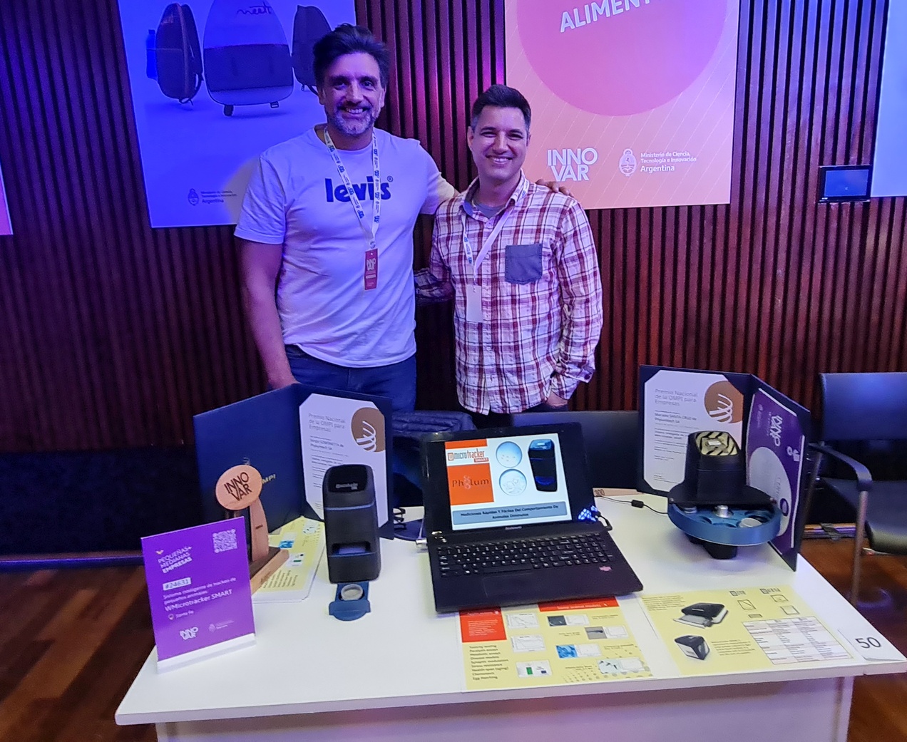INNOVAR 2023 y medalla OMPI por desarrollo WMicrotracker SMART - Phylumtech INNOVAR 2023 y medalla OMPI por desarrollo WMicrotracker SMART - Phylumtech