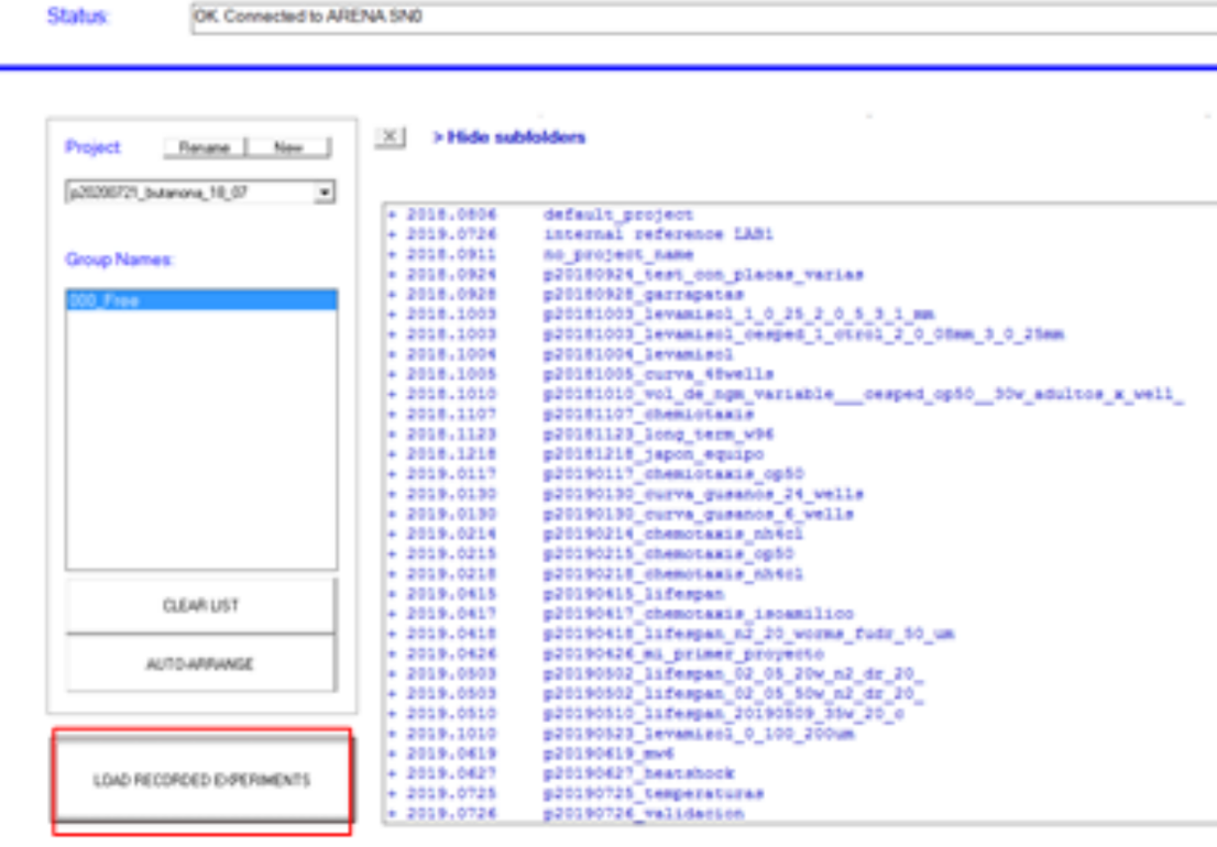 Report option details [ARENA] - Phylumtech